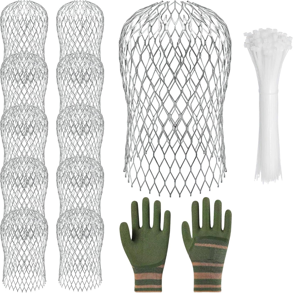 10 Pack Aluminum Gutter Guards with Gloves – DealsXS.com