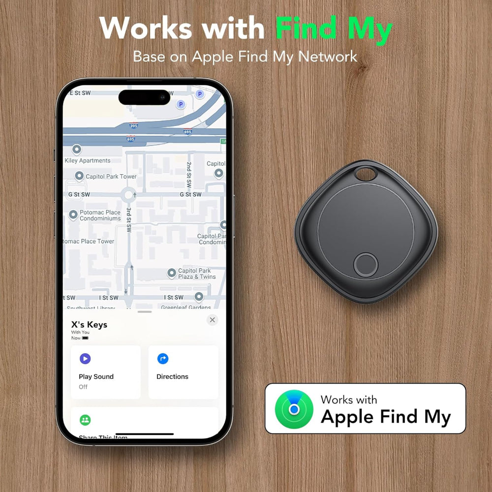 Bluetooth Tracker Tags - Compatible with Find My App - Key Finder for ...